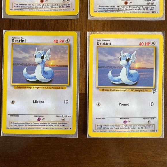 Pokemon | Toys | Full Dragonite Evolution Set Vintage Pokmon Cards ...